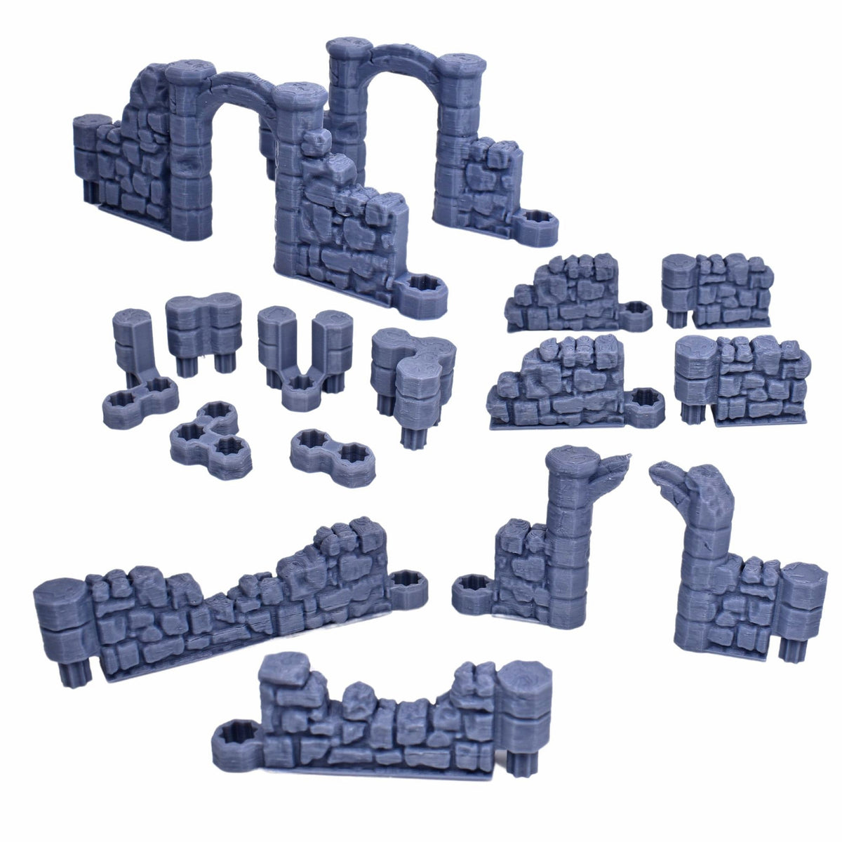 Tabletop Wargaming Terrain Brick Buildings DungeonSticks Addons modular ...