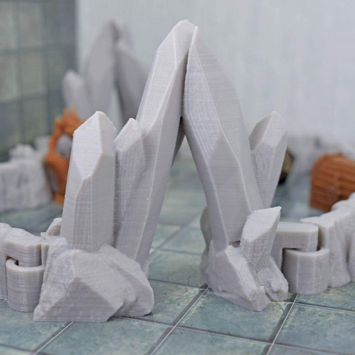Tabletop Wargaming Terrain Crystal Cavern DungeonSticks Modular dnd ...
