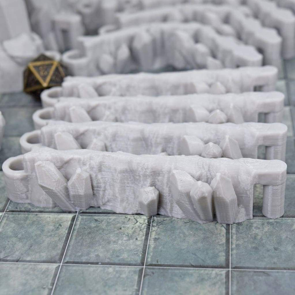 Tabletop Wargaming Terrain Crystal Cavern DungeonSticks Modular dnd ...