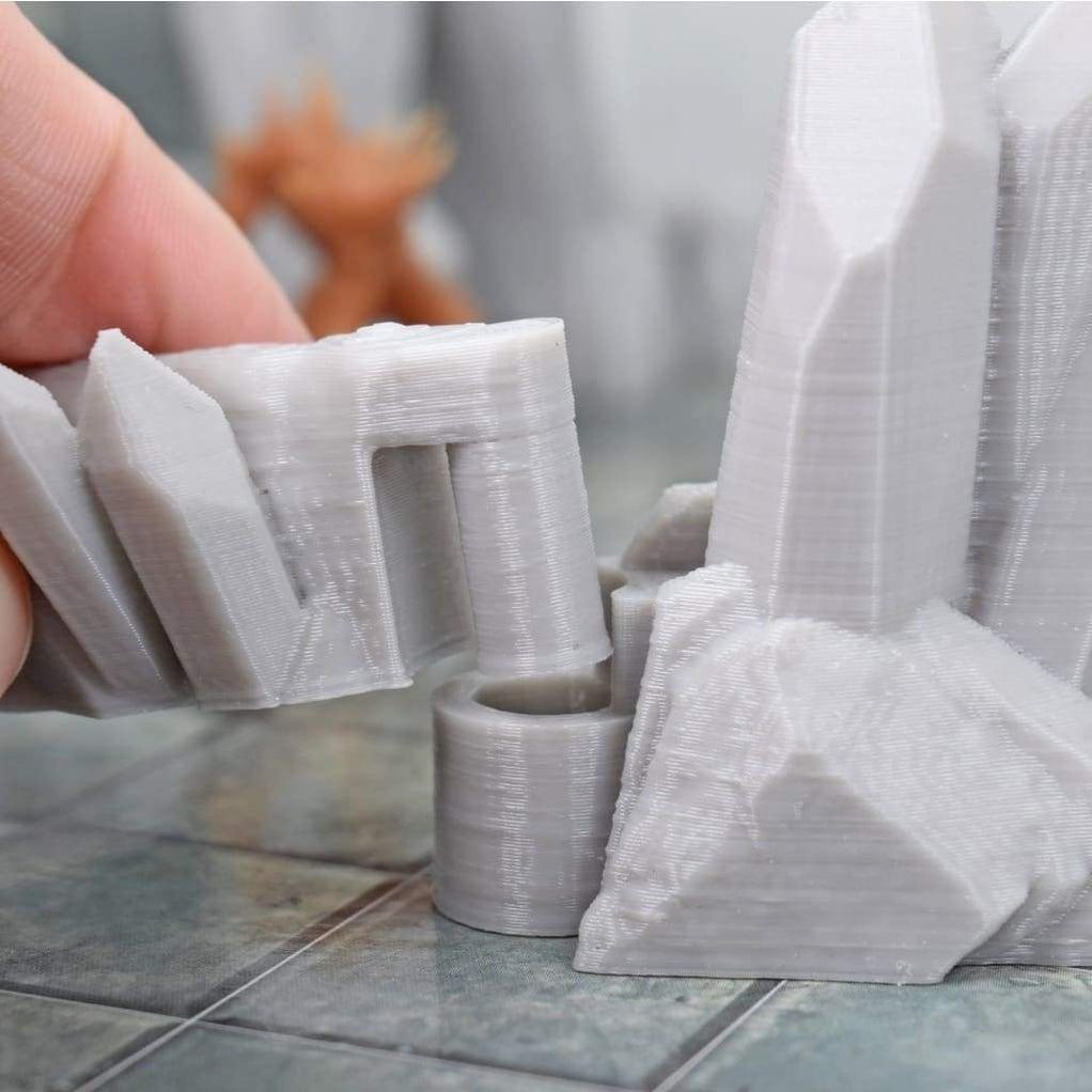 Tabletop Wargaming Terrain Crystal Cavern DungeonSticks Modular dnd ...