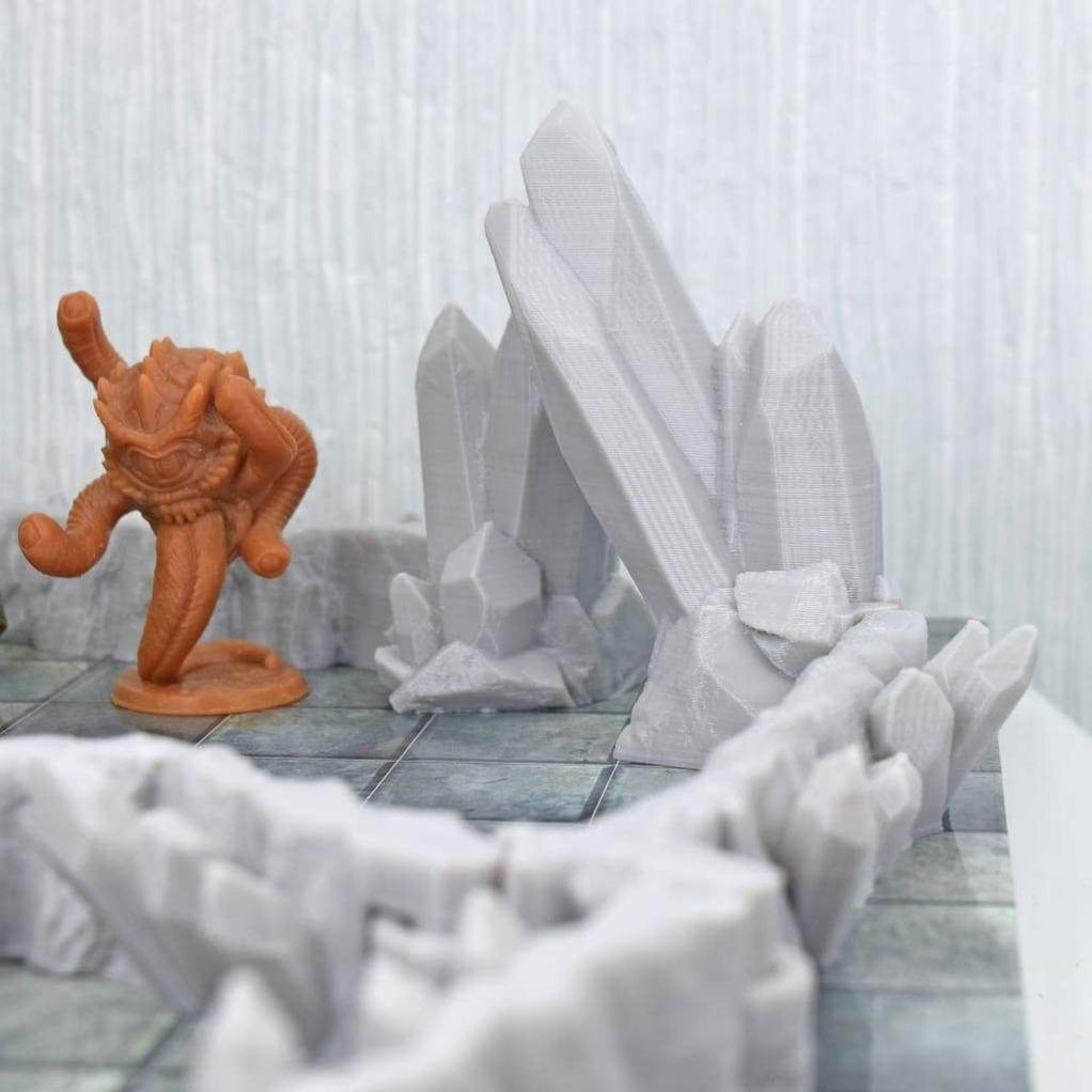 Tabletop Wargaming Terrain Crystal Cavern DungeonSticks Modular dnd ...
