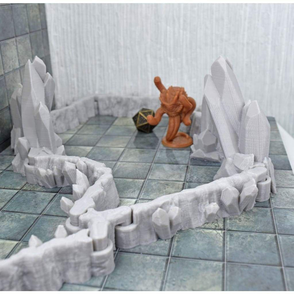 Tabletop Wargaming Terrain Crystal Cavern DungeonSticks Modular dnd ...
