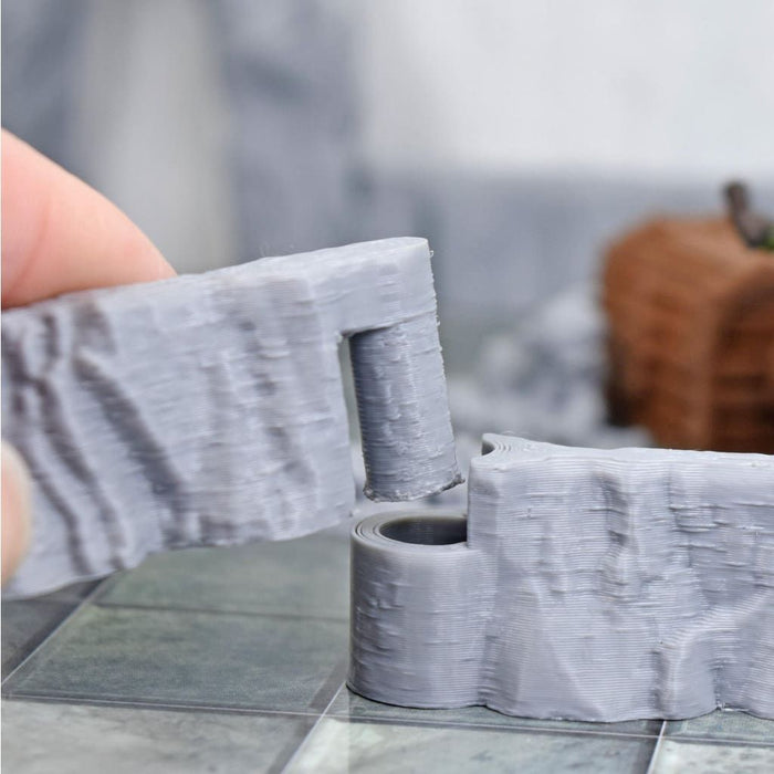 Tabletop Wargaming Terrain Dry Caverns DungeonSticks Modular dnd ...