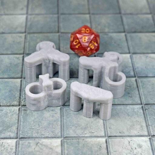 28mm Terrain Miniature Dungeon Sticks for Gridded Battle Mat ...