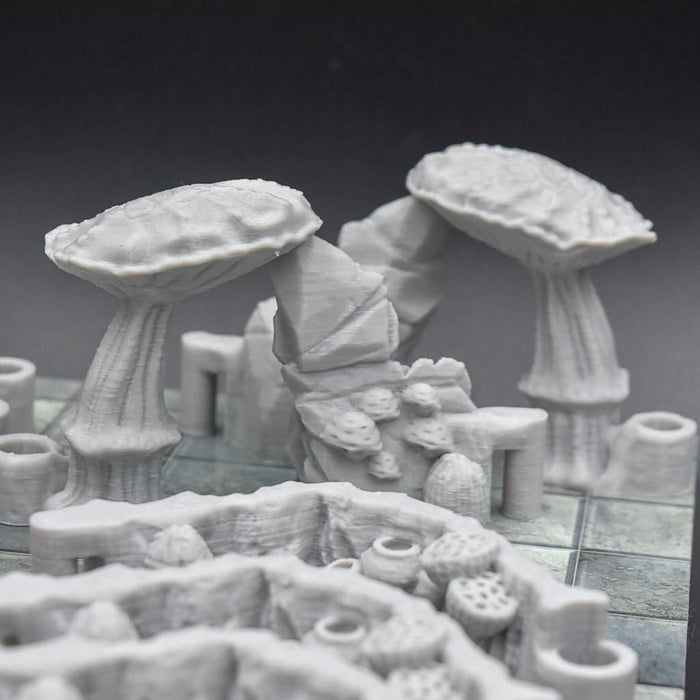 Tabletop Wargaming Terrain Mushroom Grove DungeonSticks Modular dnd ...