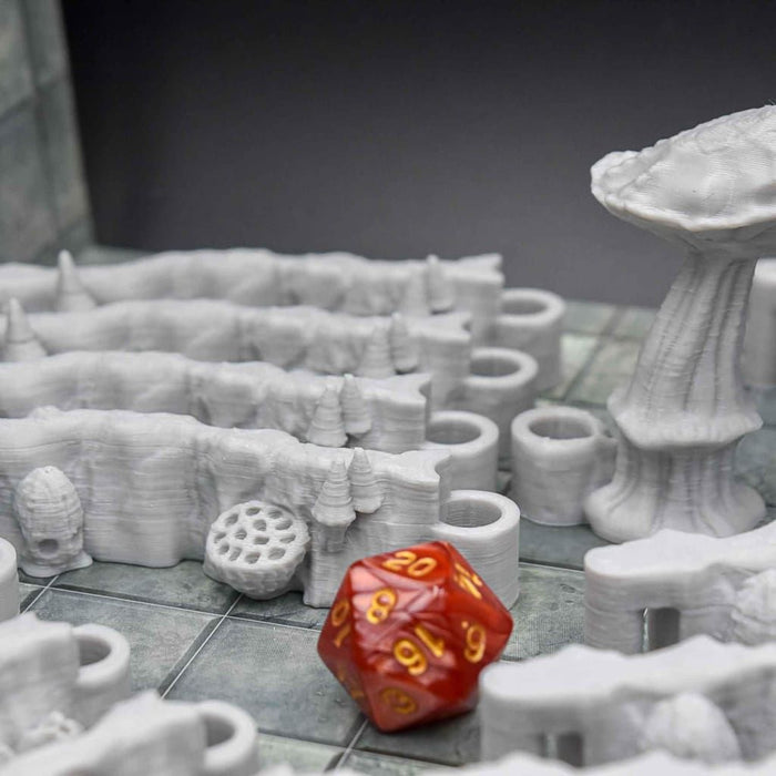 Tabletop Wargaming Terrain Mushroom Grove DungeonSticks Modular dnd ...