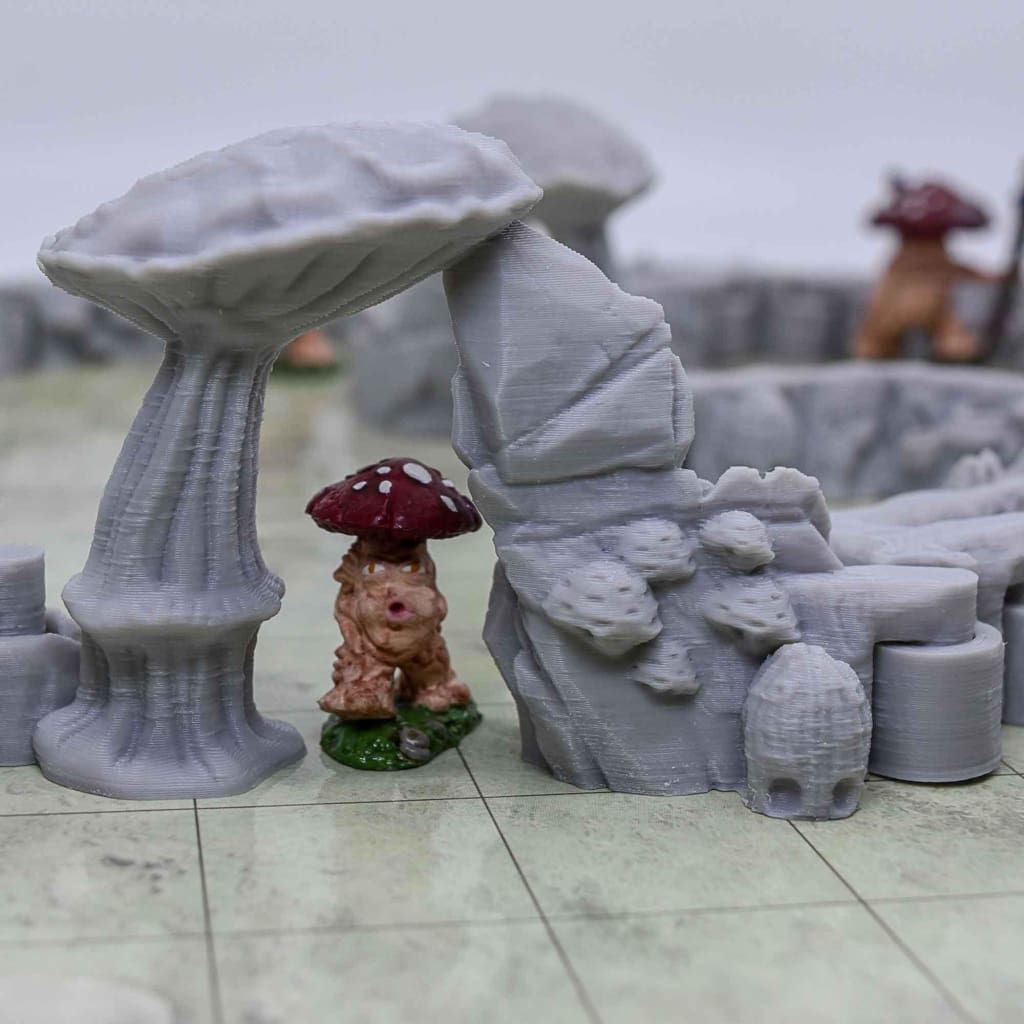 Tabletop Wargaming Terrain Mushroom Grove DungeonSticks Modular dnd ...