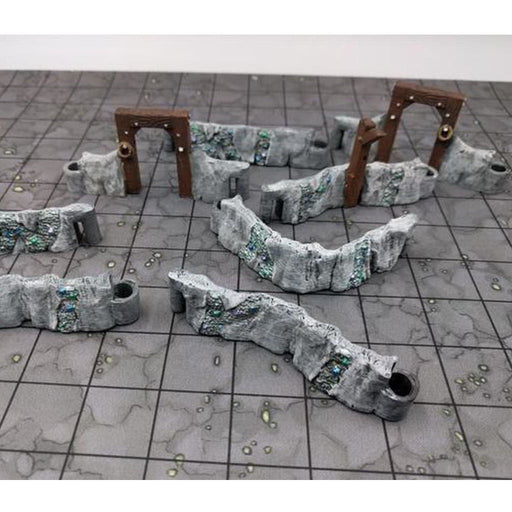 28mm Terrain Miniature Dungeon Sticks for Gridded Battle Mat ...