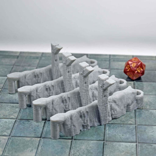 28mm Terrain Miniature Dungeon Sticks for Gridded Battle Mat ...