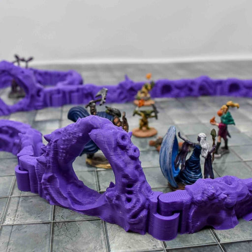 28mm Terrain Miniature Dungeon Sticks for Gridded Battle Mat ...