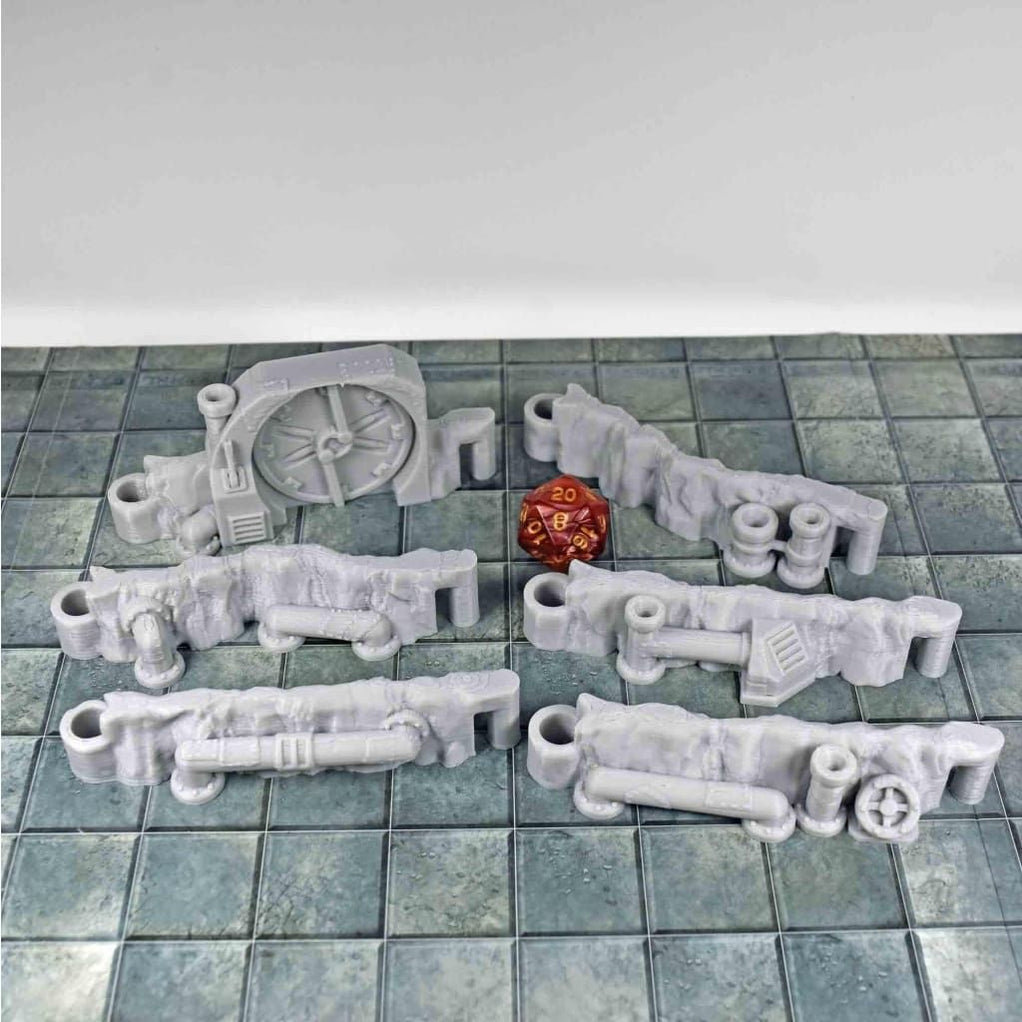 Tabletop Wargaming Terrain Steam Pipes DungeonSticks Modular dnd ...