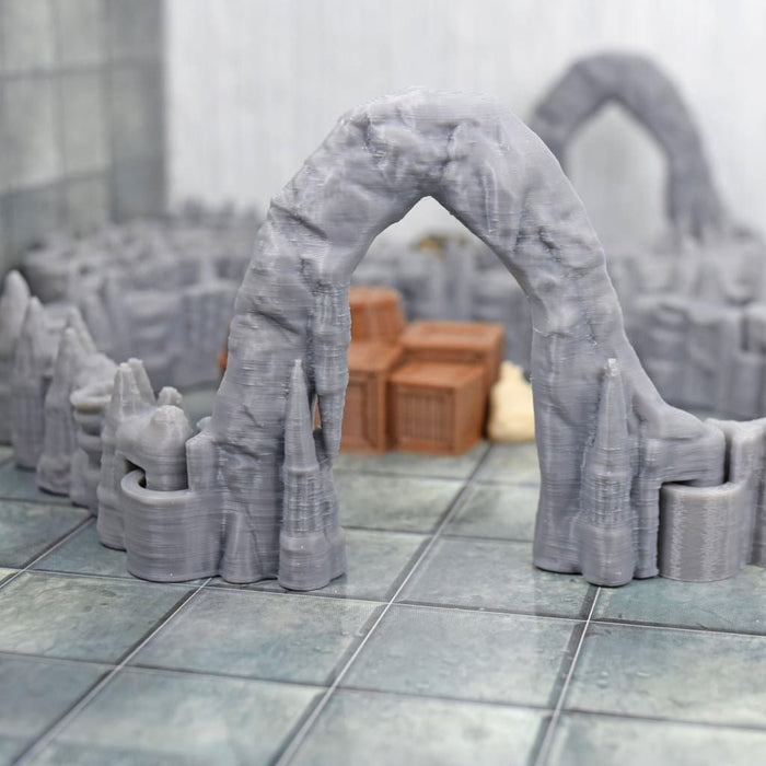 Tabletop Wargaming Terrain Wet Caverns DungeonSticks Modular dnd ...