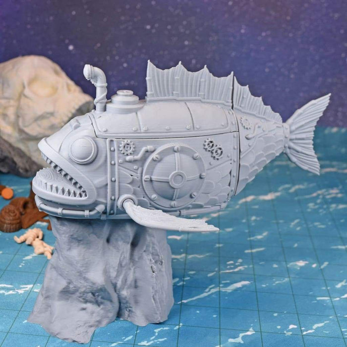 Tabletop wargaming terrain Gnomish Submarine for dnd accessories ...